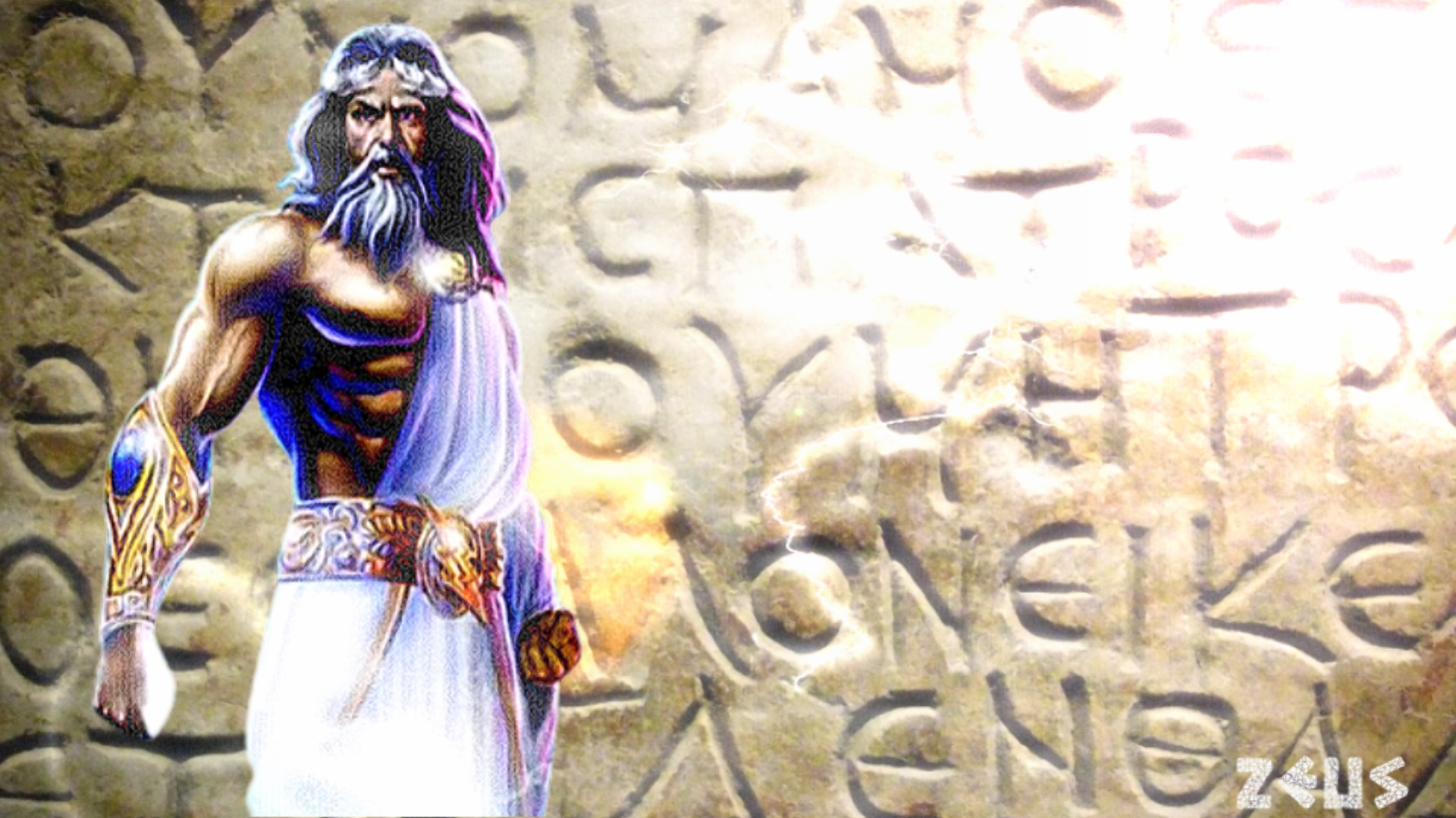 WALLPAPERS DIOS ZEUS 01 – "Bienvenido a mi Universo Virtual"