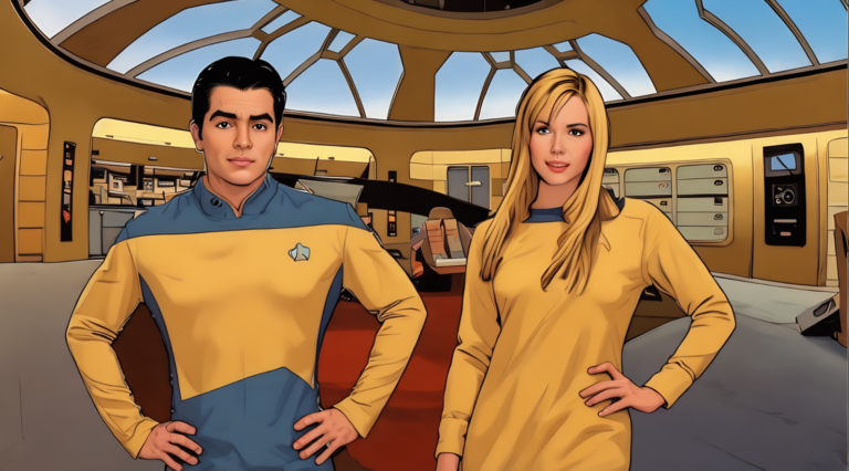 RENE RAMON Y VALERIA MAZZA EN LA CABINA DE LA NAVE STAR TREK – 15-01 ...